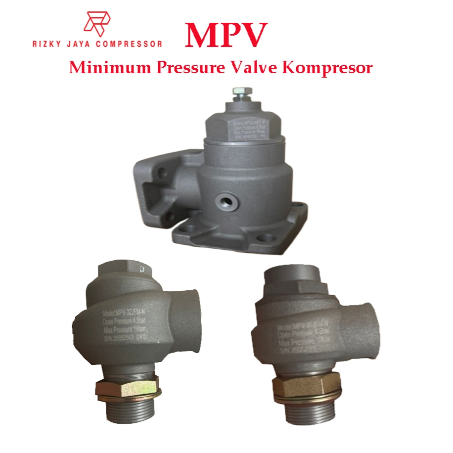 Jual MPV Minimum Pressure Valve Kompresor Screw Air Compressors ...