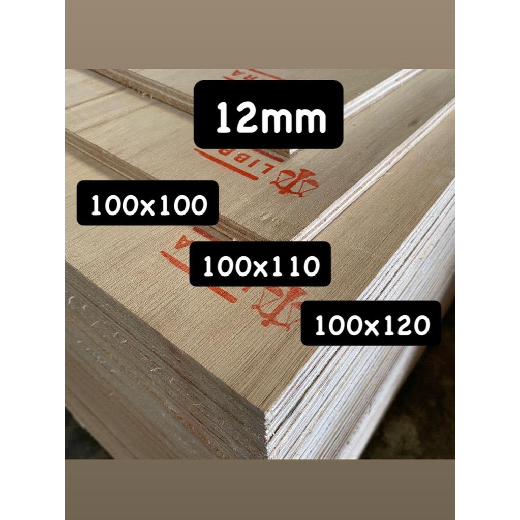 Jual PREMIUM Triplek Meranti Tebal 12mm Ukuran 100cm Panjang Custom ...