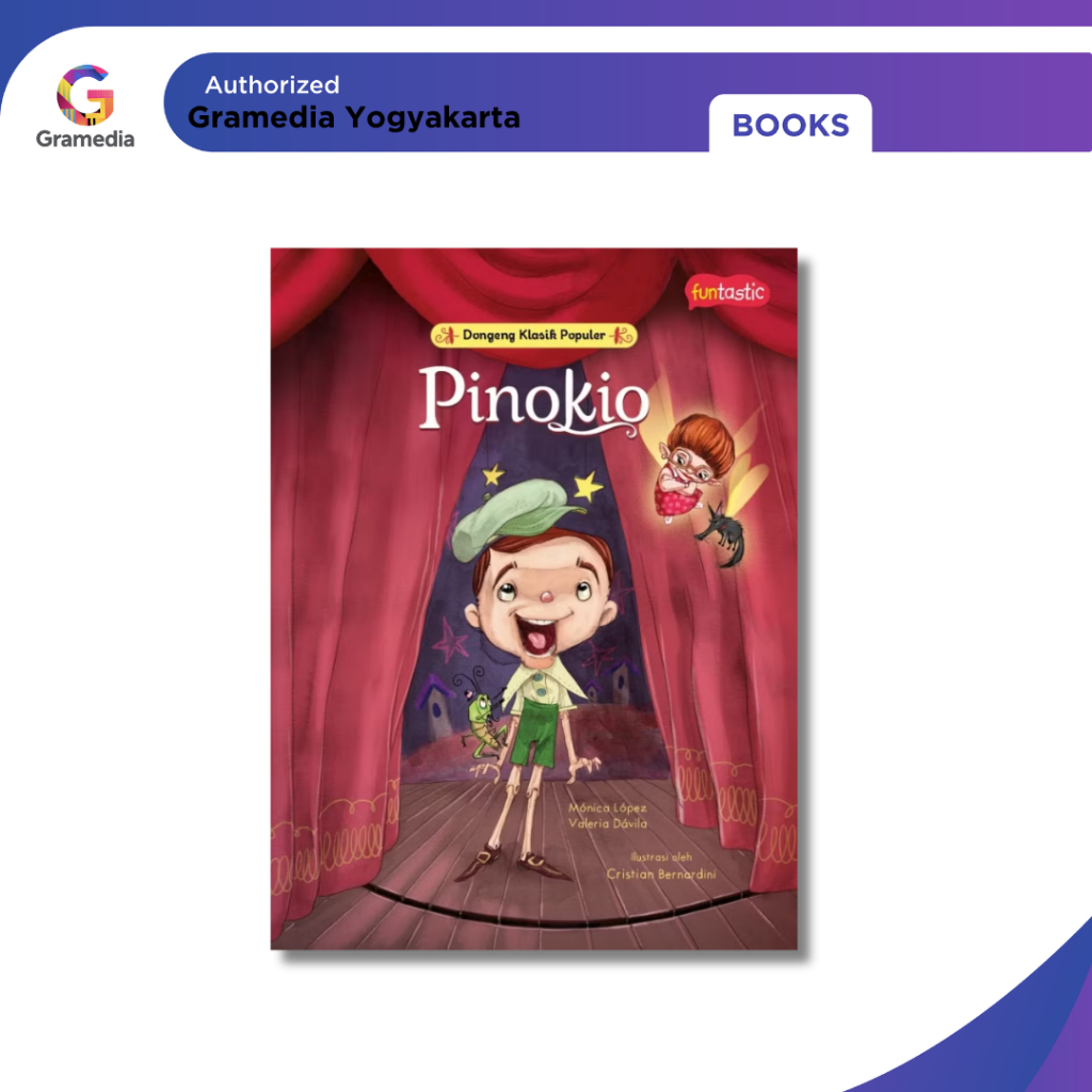 Jual Gramedia Yogya - Dongeng Klasik Populer: Pinokio | Shopee Indonesia