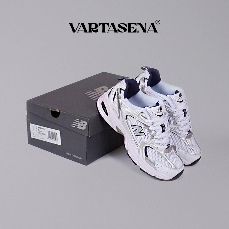 Jual Sepatu Sneakers NB 530 White Silver Navy Indigo New Balance | Pria ...