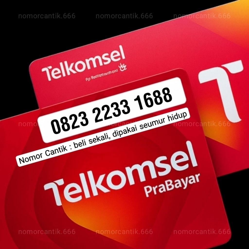 Jual Nomor Cantik Kartu Perdana SimPATI dan As Telkomsel Combo Sakti 0823 2233 1688 rapi 2233 ...