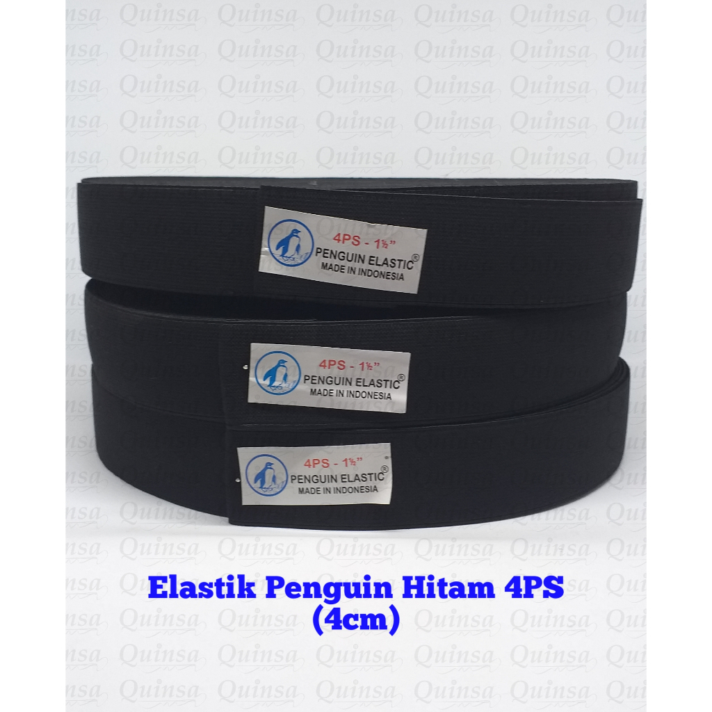 Jual Per Rol Karet Elastik / Karet Kolor Elastis Merk Penguin 4PS Putih ...