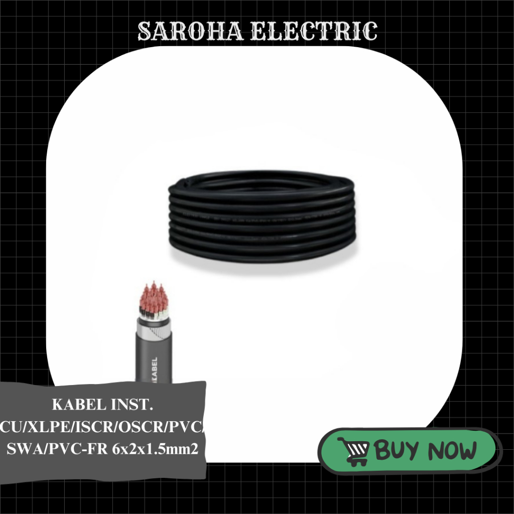 Jual KABEL INST. CU/XLPE/ISCR/OSCR/PVC/SWA/PVC-FR 6x2x1.5mm2 *FIRST ...
