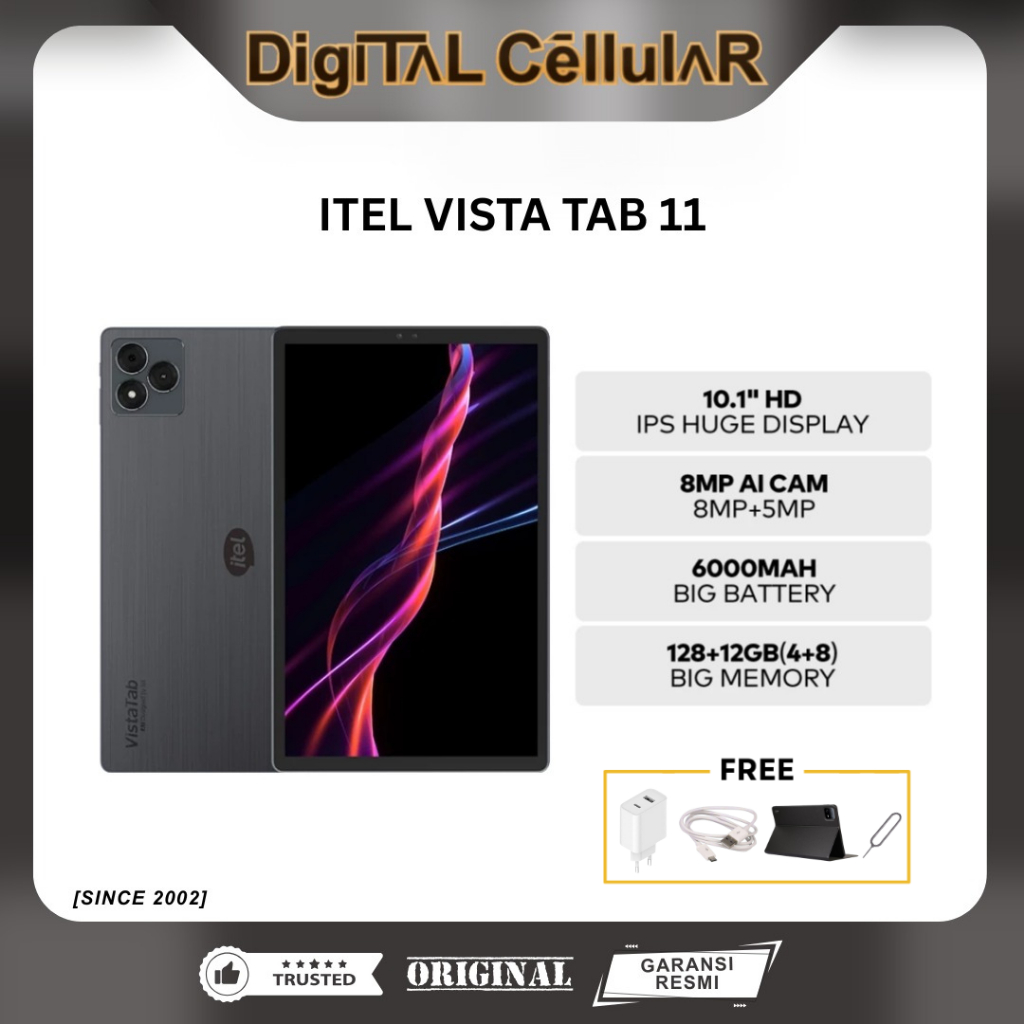 Jual ITEL VISTA TAB 11 4G 4/128 GB | ITEL TAB 10 MINI 3/64 GB | ITEL ...