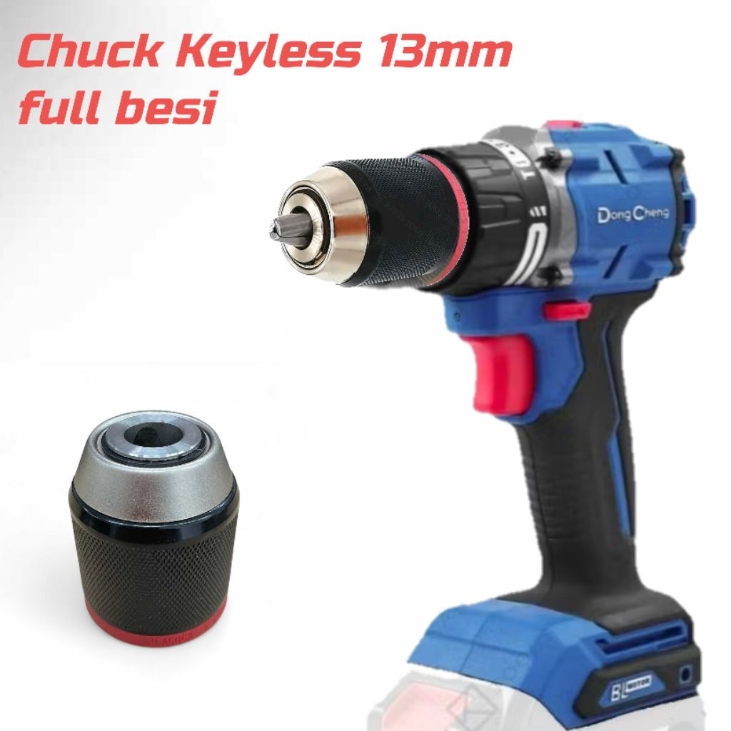 Jual Chuck Kapala Bor 13mm Keyless Self Locking Drill Chuck Head - TC1 ...