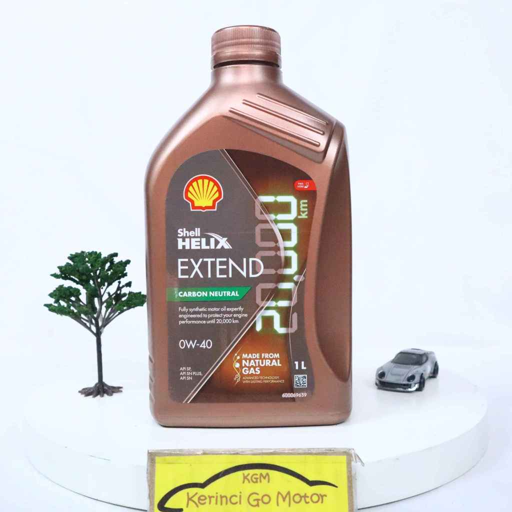 Jual Shell Helix Extend SAE 0W-40 1 Liter Api SP Oli Mobil Mesin Bensin ...