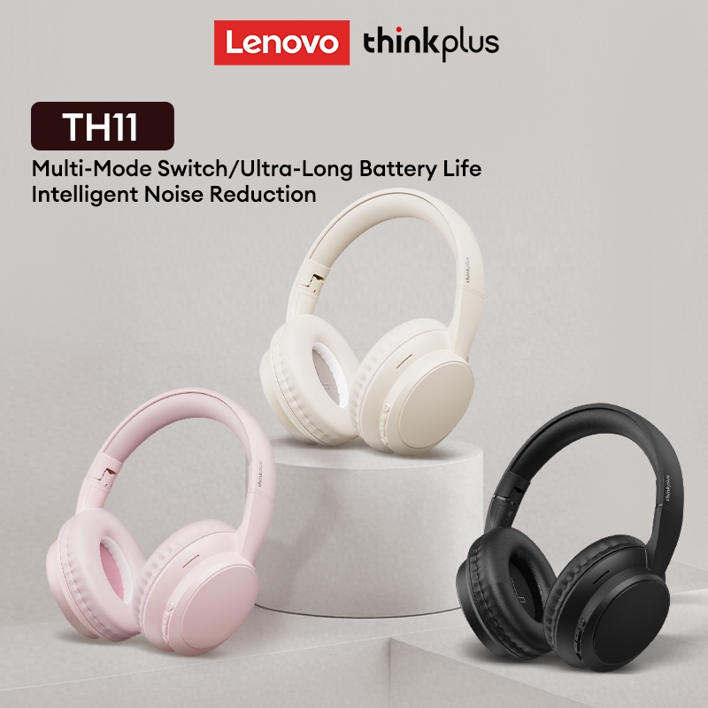 Jual Lenovo Thinkplus TH11 Over Ear Headphone Bluetooth V5.4 TWS 9D ...