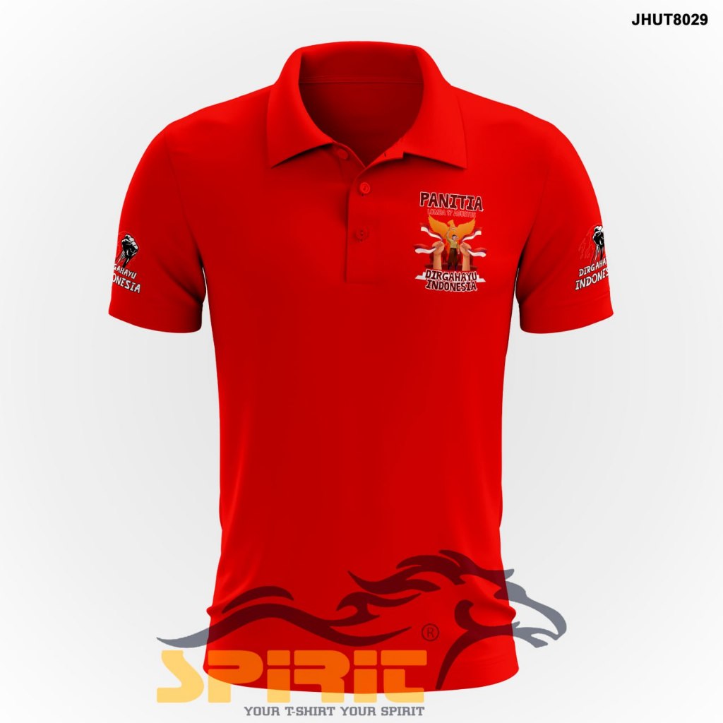 Jual Kaos Kerah Polo Pria Panitia Acara Agustusan Baju Polo Panitia Lomba 17 Agustus 2025 HUT RI ...