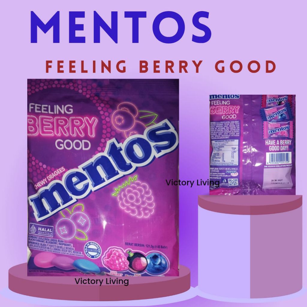 Jual Mentos Feeling Berry Good | Shopee Indonesia