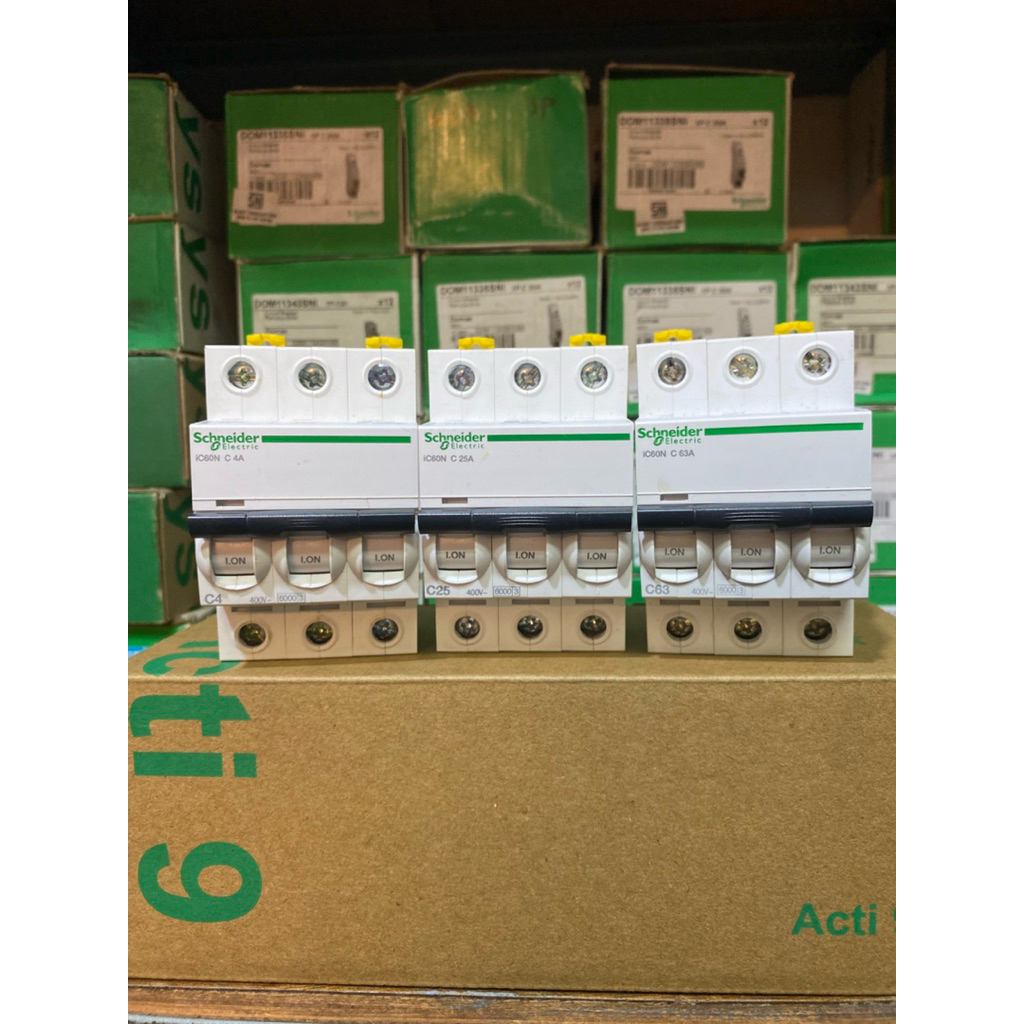 Jual SCHNEIDER MCB 6kA iC60N 3P 25A A9F74325 | Shopee Indonesia