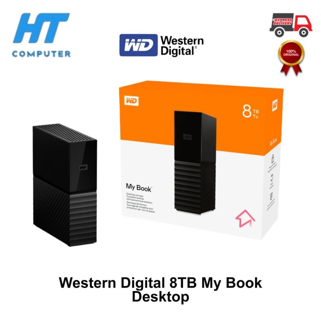 Jual Western Digital 8TB My Book Desktop External Hard Drive, USB 3.0 ...