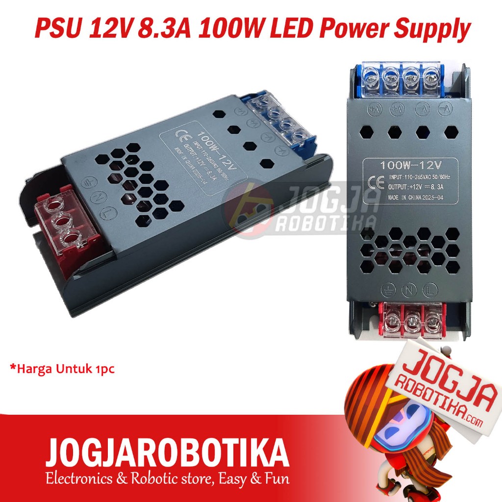 Jual PSU 12V 8.3A 100W LED Power Supply Adaptor Switching SMPS | Shopee Indonesia