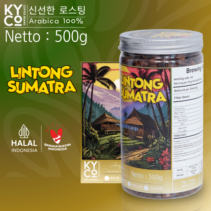 Jual Biji Kopi Arabika Lintong Sumatra 500 gram - Semi Wash Grade 1 ...
