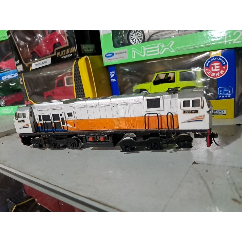 Jual Diecast Miniatur lokomotif kereta cc 206 cc206 kereta api kereta ...