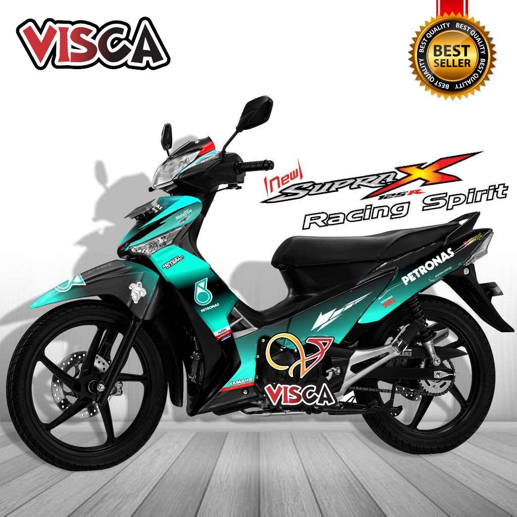 Jual Decal Supra X 125 R Modif Keren Stiker Supra X 125 R Full Body ...