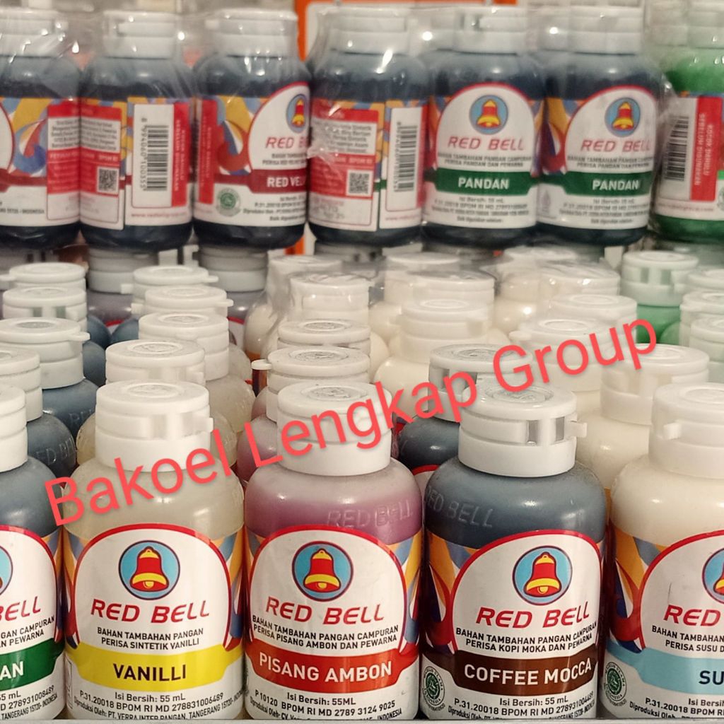 Jual RED BELL - Redbell Perasa dan Pewarna Makanan - botol 55 ml ...