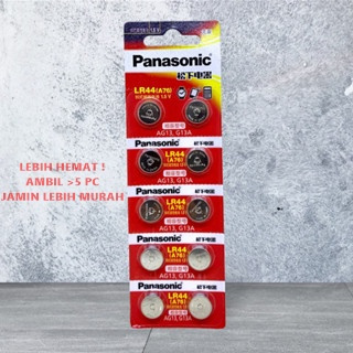 Jual TOKODUACICI Battery Panasonic LR44 Original 1.5v Lithium - Batu Batere Baterai coin kancing ...
