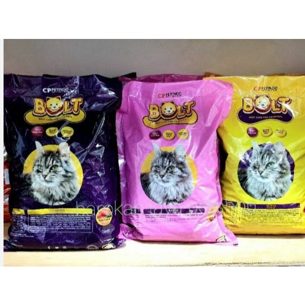Jual Bolt Cat Food 800GR (Per 1 Pcs) Tuna Ungu Ikan / Kuning Donat ...