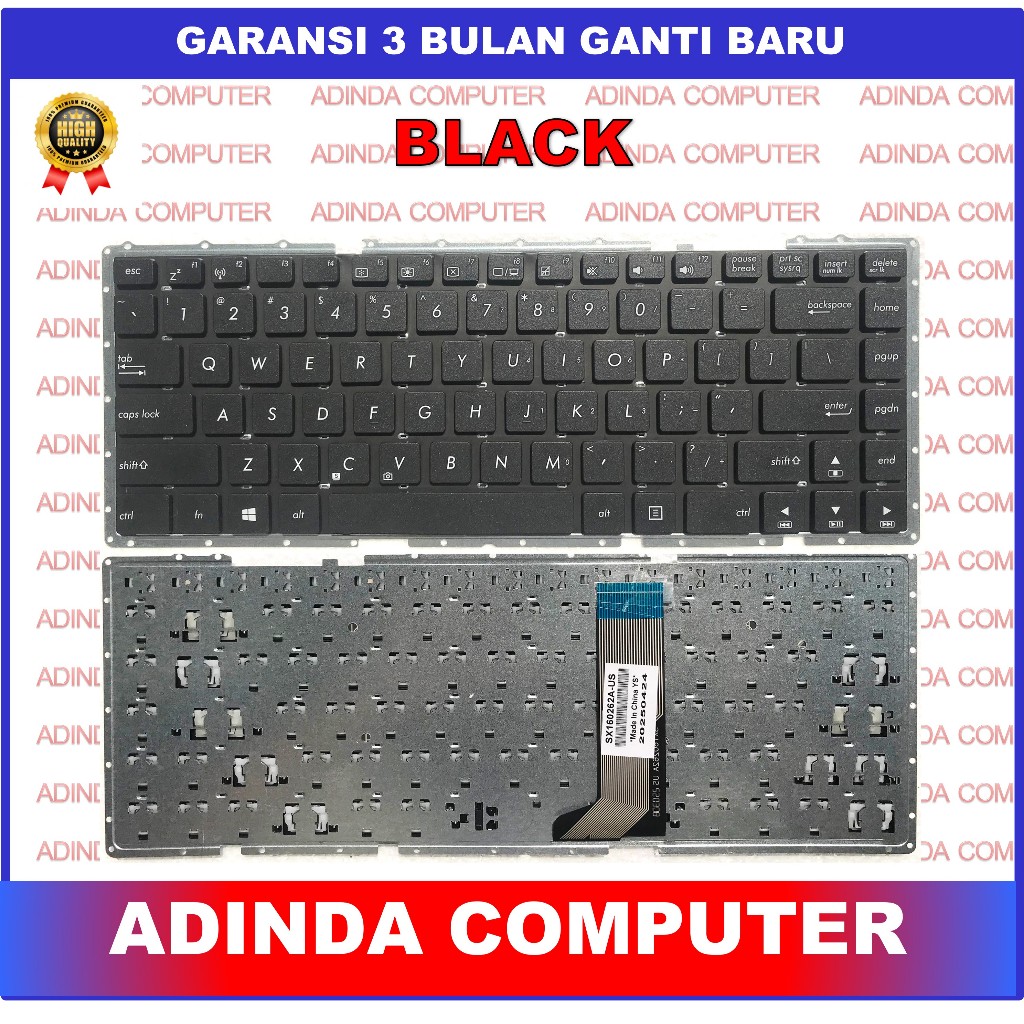 Jual Keyboard Laptop Asus X453 A456 A456U X456UJ A456UR K456 K456U ...