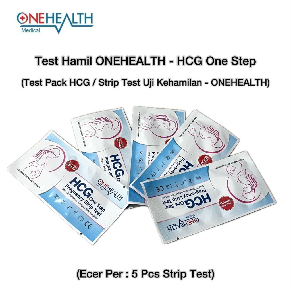 Jual TEST HAMIL ONEHEALTH - TEST PACK HCG ONEHEALTH (STRIP TEST UJI ...