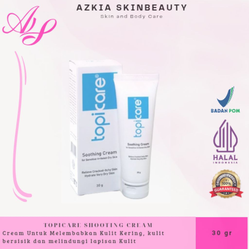 Jual TOPICARE SHOOTING CREAM 30 GR / KRIM UNTUK MELEMBABKAN KULIT ...