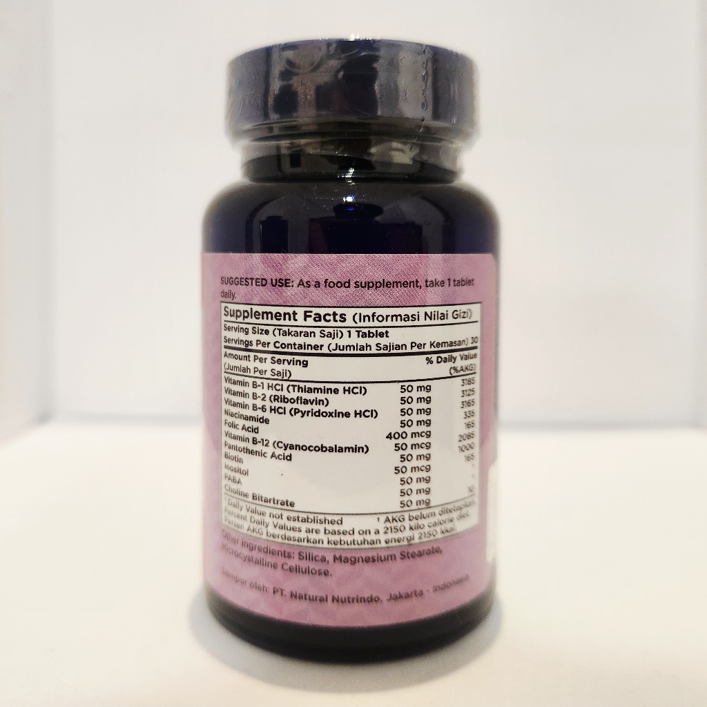 Jual WELLNESS Mega B Complex (30 Tablets) - Suplemen Makanan, Vitamin B ...