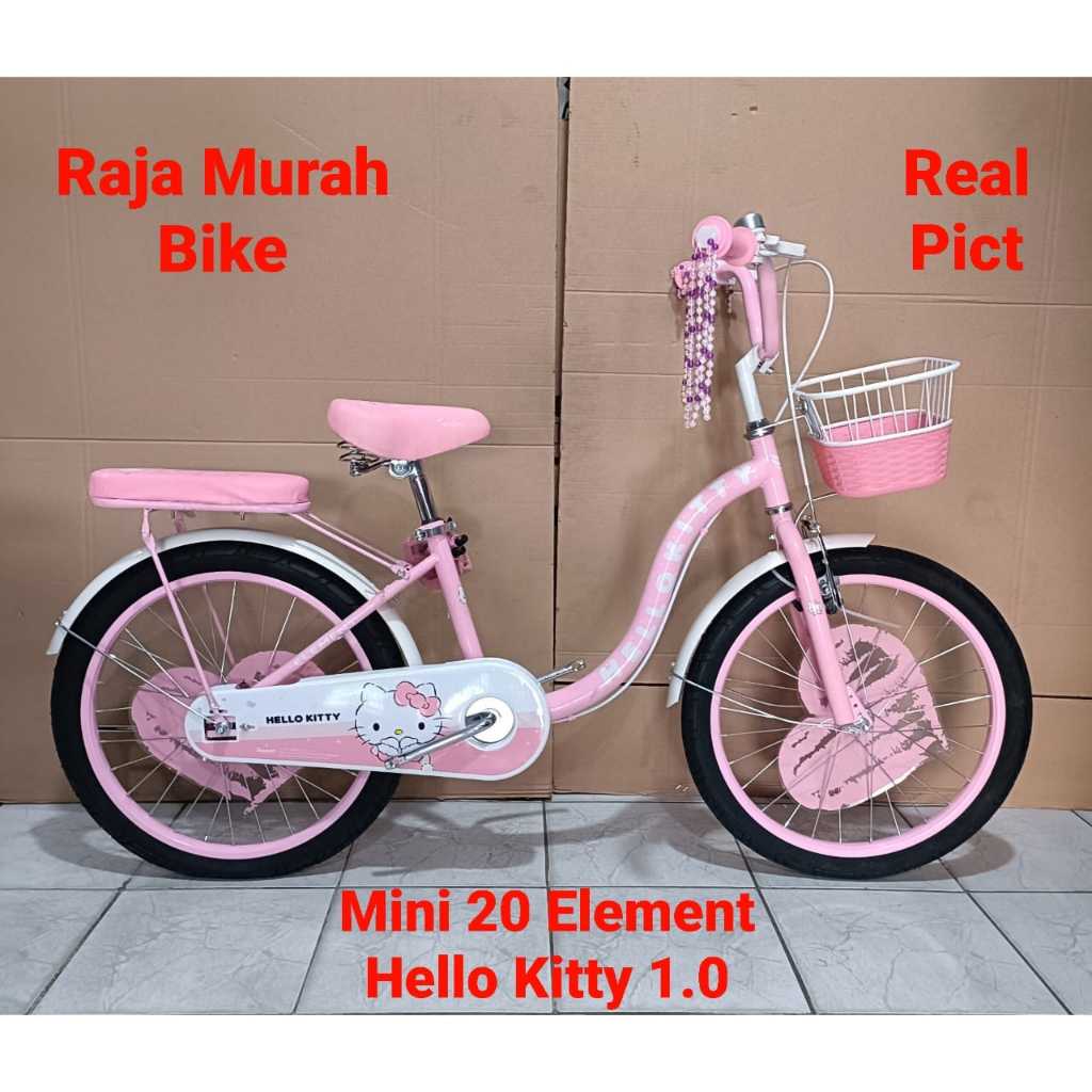 Jual Sepeda Anak Perempuan Mini 20 Inch Element Hello Kitty 1.0 Sepeda ...