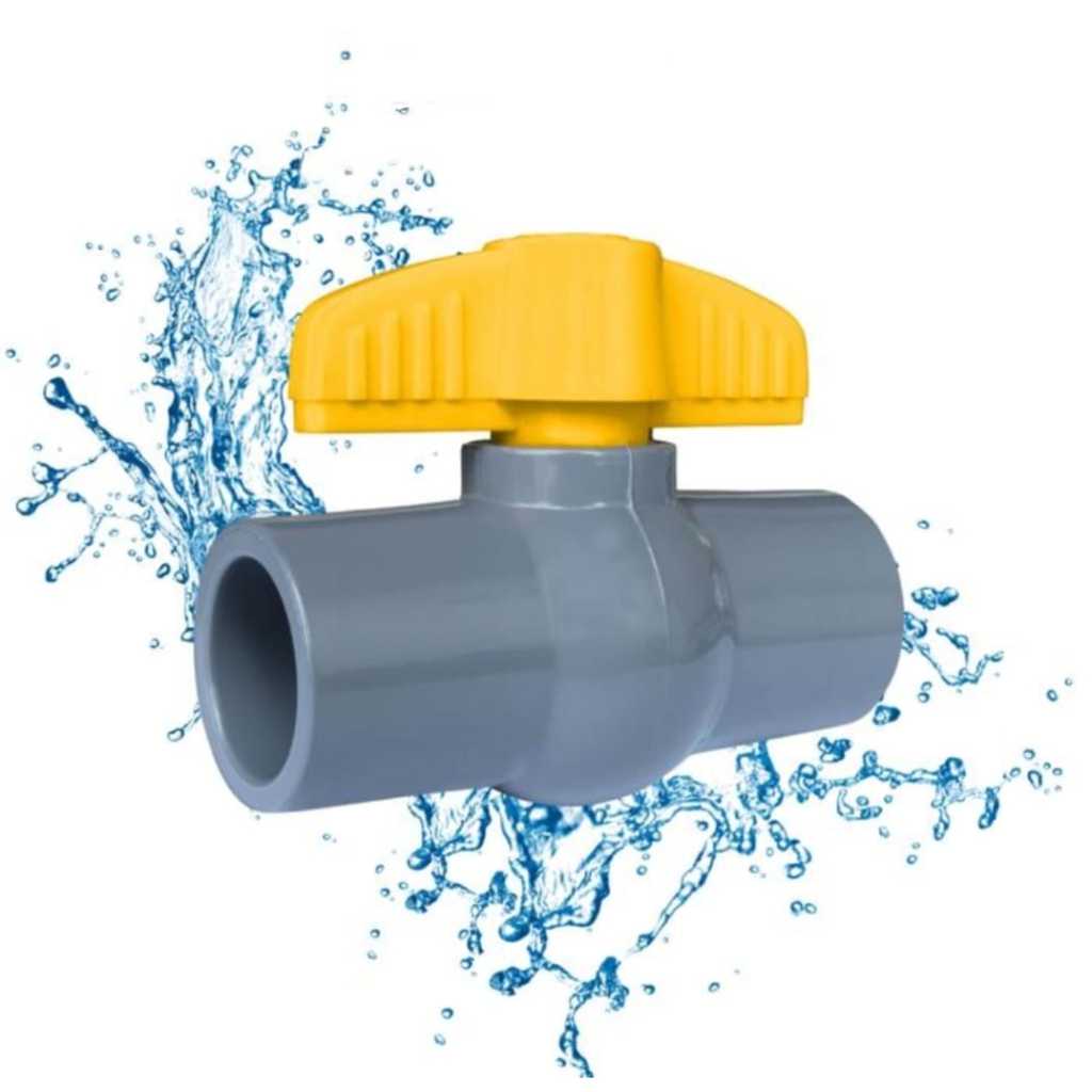 Jual Ball valve pvc / Stop kran pvc / Ball valve pvc 1/2'' 3/4'' 1'' 1 ...
