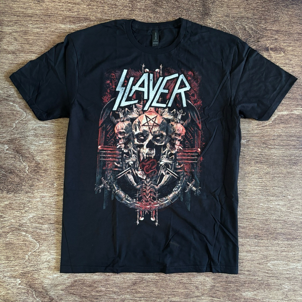 Jual KAOS BAND OFFICIAL SLAYER - DEMONIC ADMAT ORIGINAL MERCHANDISE ...