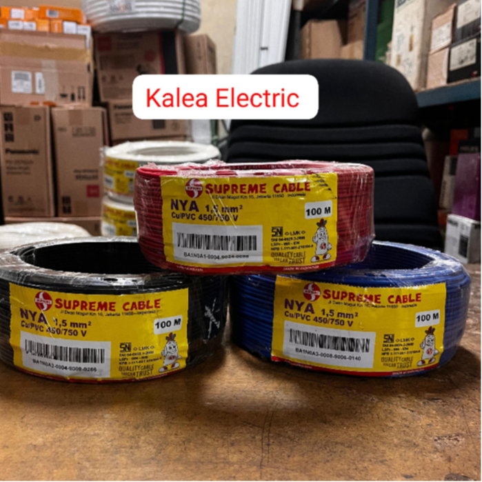 Jual Kabel NYA merek Supreme 1,5 mm2 | Shopee Indonesia