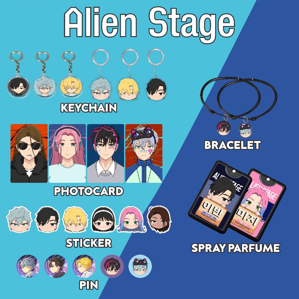 Jual ALIEN STAGE Merchandise ALNST - Photocard Character Ivan ...