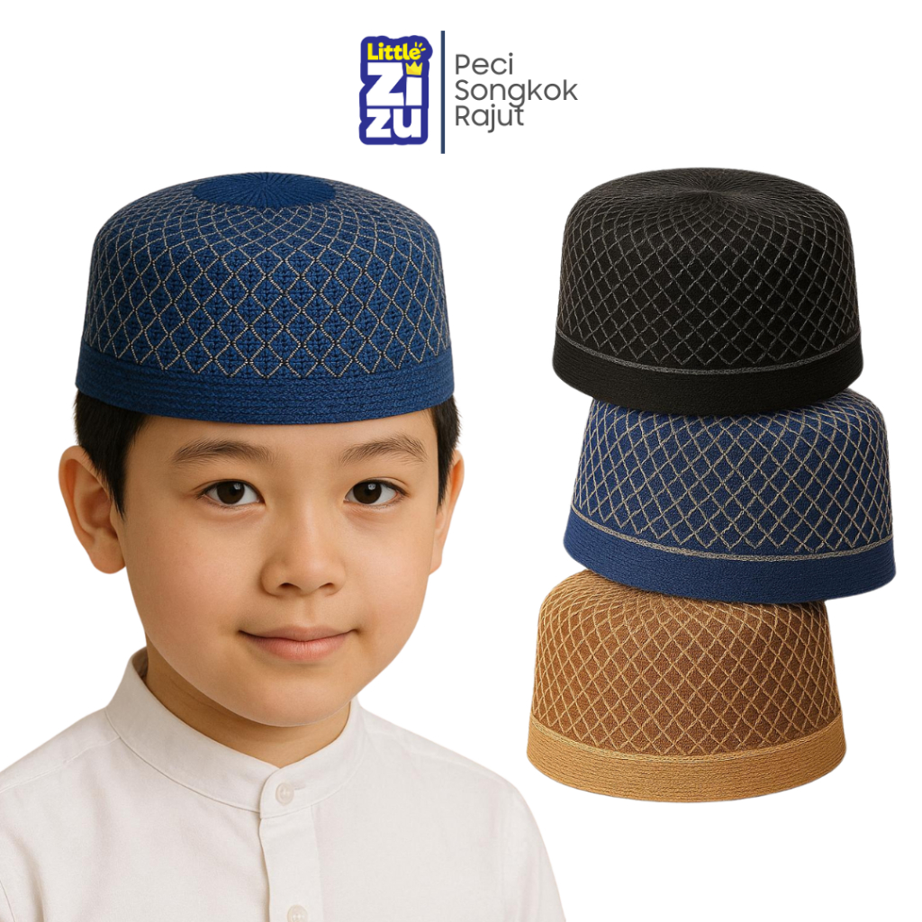 Jual Little Zizu - Peci Anak Songkok Rajut | Shopee Indonesia