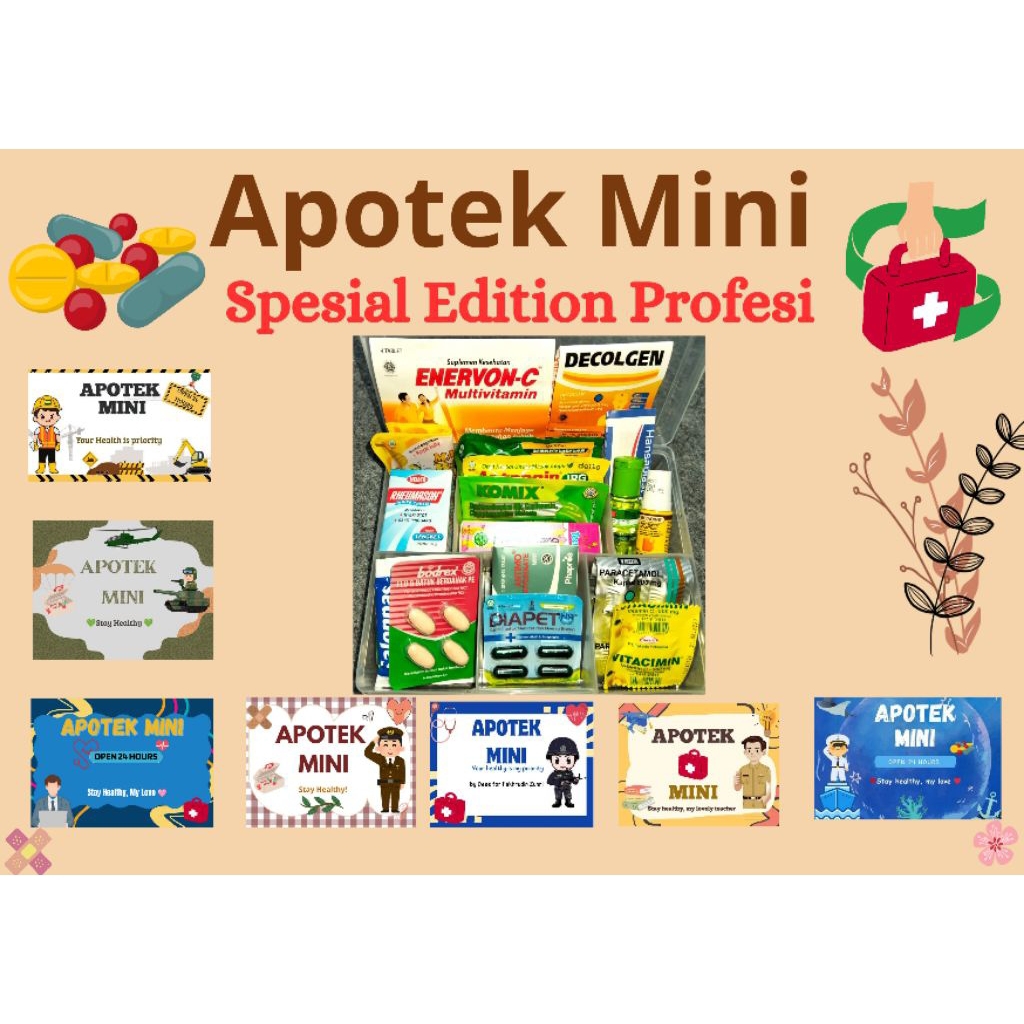 Jual APOTEK MINI spesial edition Profesi TNI polisi guru PNS brimob ...