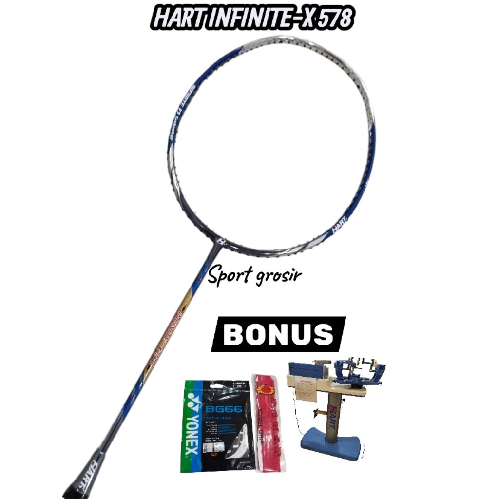 Jual RAKET HART INFINITE X 578 BLUE 100% ORIGINAL 30LBS (TINGGAL PAKAI ...