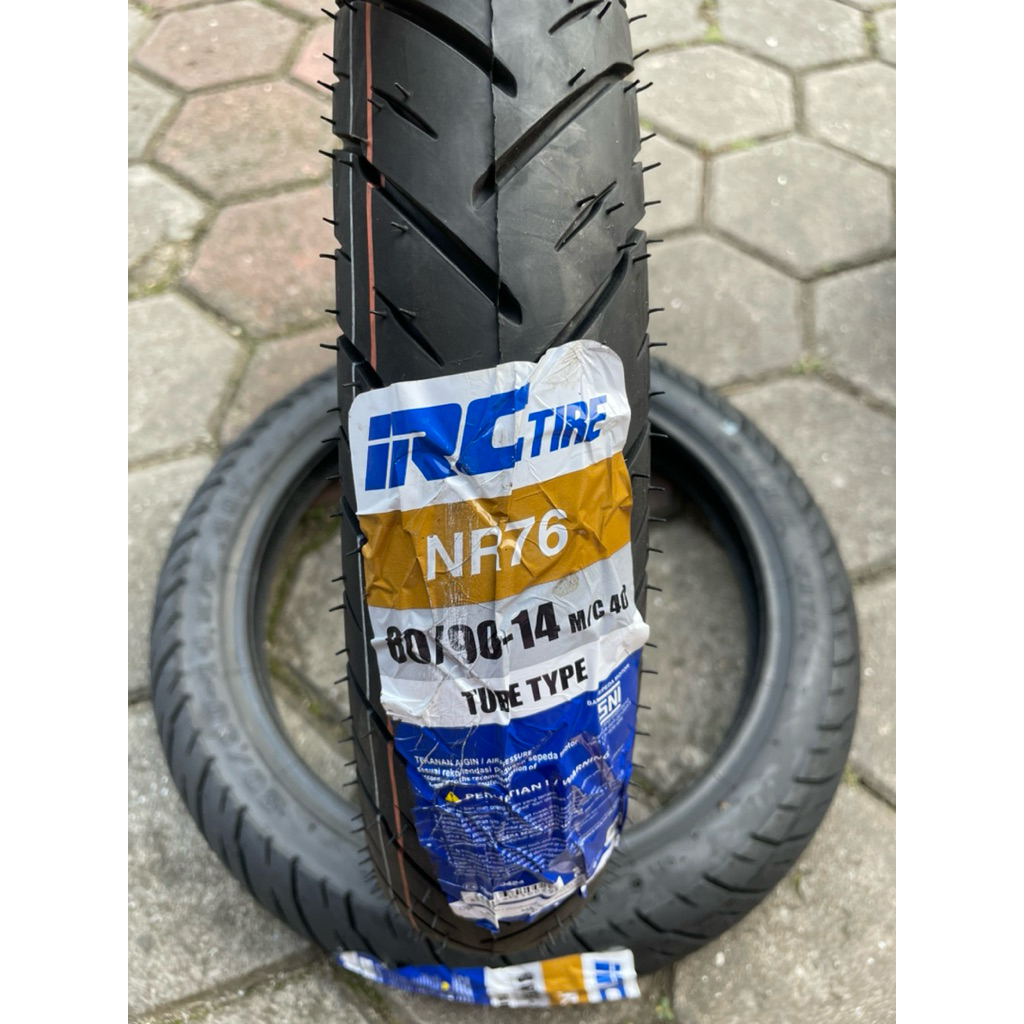 Jual IRC NR76 – 80/90-14 TUBE TYPE | BAN DEPAN VARIO / MIO / BEAT ...