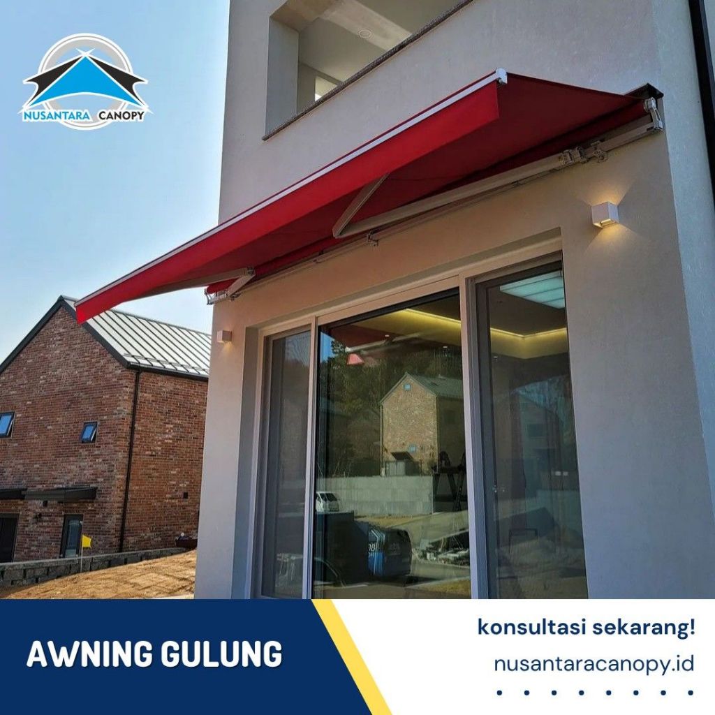 Jual Kanopi Lipat Awning Gulung Otomatis dan Manual Bergaransi Jakarta ...