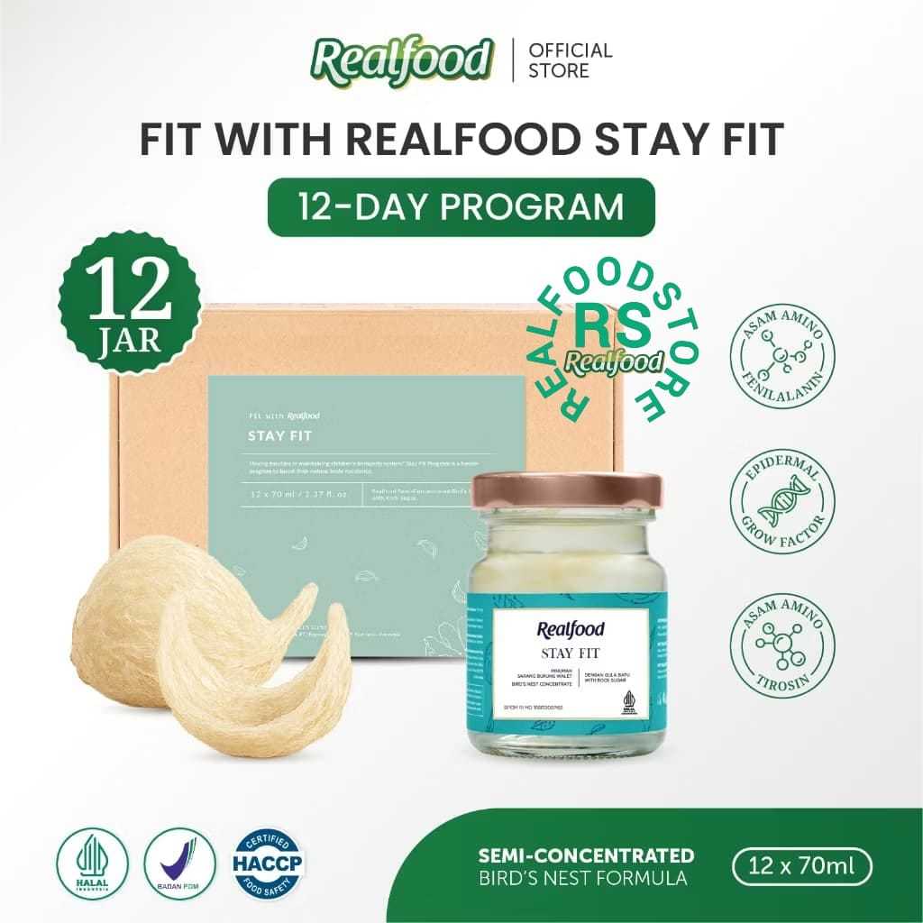 Jual Realfood Stay Fit 6 Botol & 12 Botol Diskon Harga ( Minuman Sarang ...