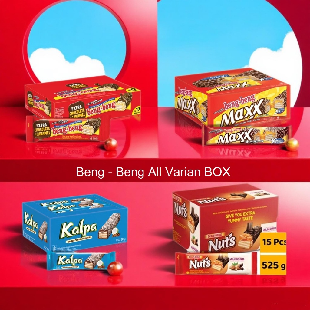 Jual BENG-BENG all Varian Box Beng Nuts Beng Maxx Beng Reguler Coklat ...