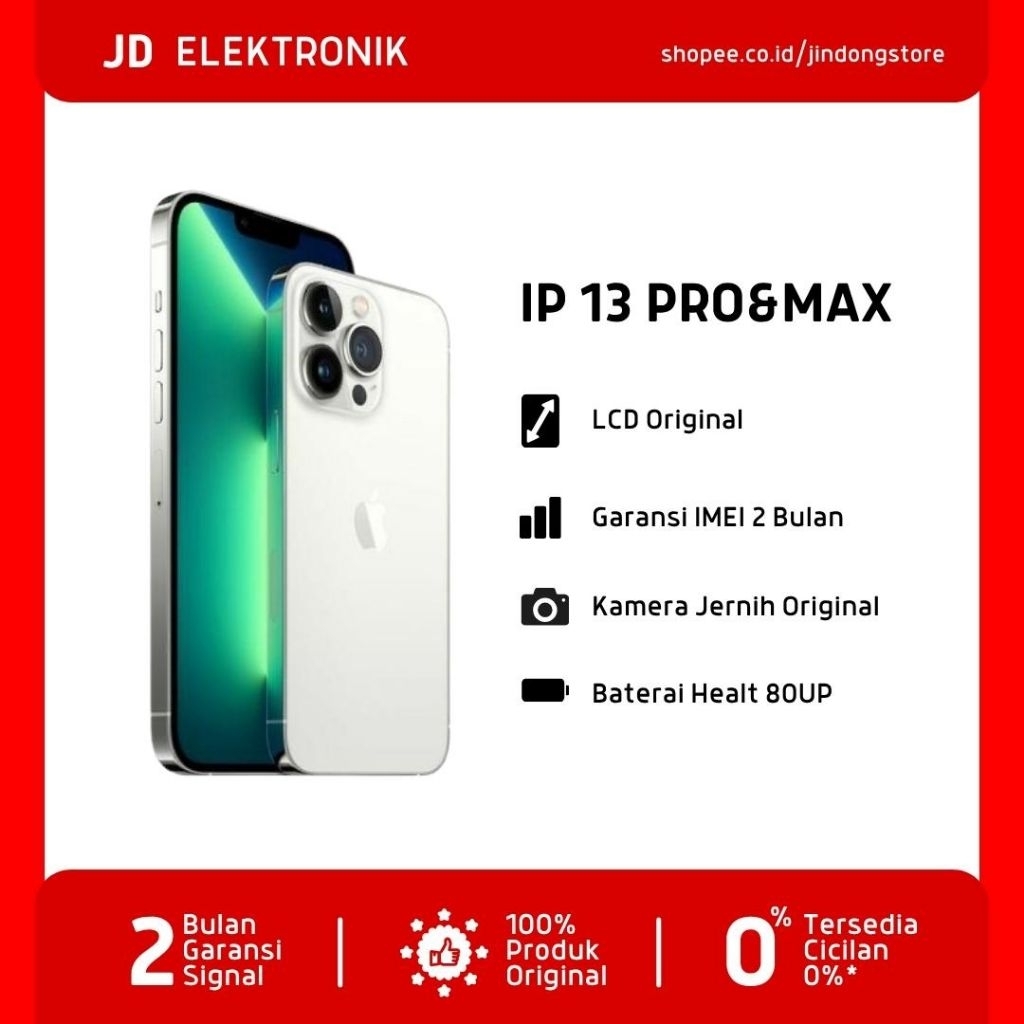 Jual IP 13 PRO & MAX 128GB/256GB SECOND INTER ORIGINAL | Shopee Indonesia