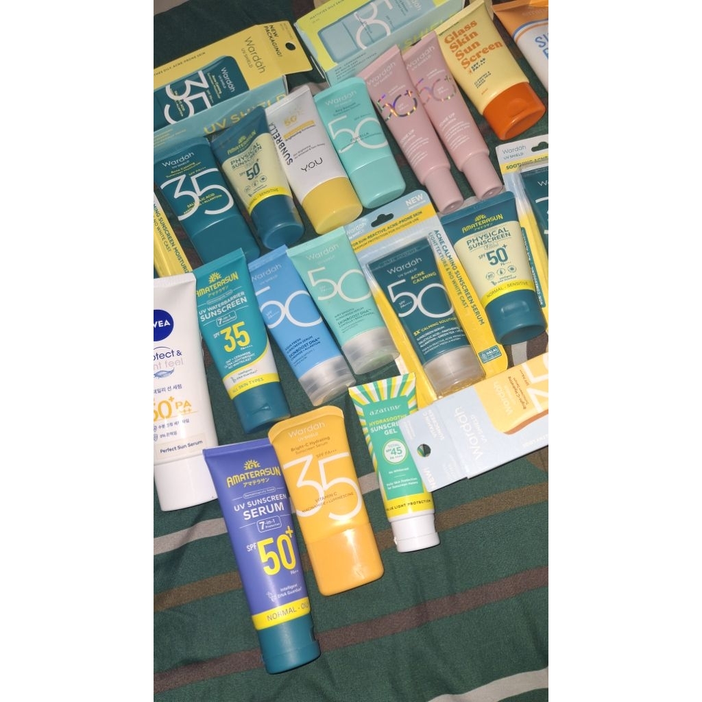 Jual Preloved Sunscreen Wardah, Amaterasun, Y.O.U, Nivea , Azarine ...