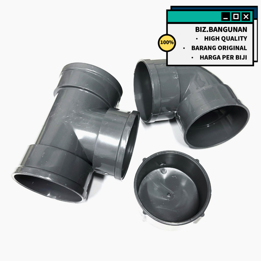 Jual FITTING PIPA PVC DV 1.5 INCH JAYA LANGGENG - SAMBUNGAN KNEE SOK TEE WATERMUR DOP PLUG ...