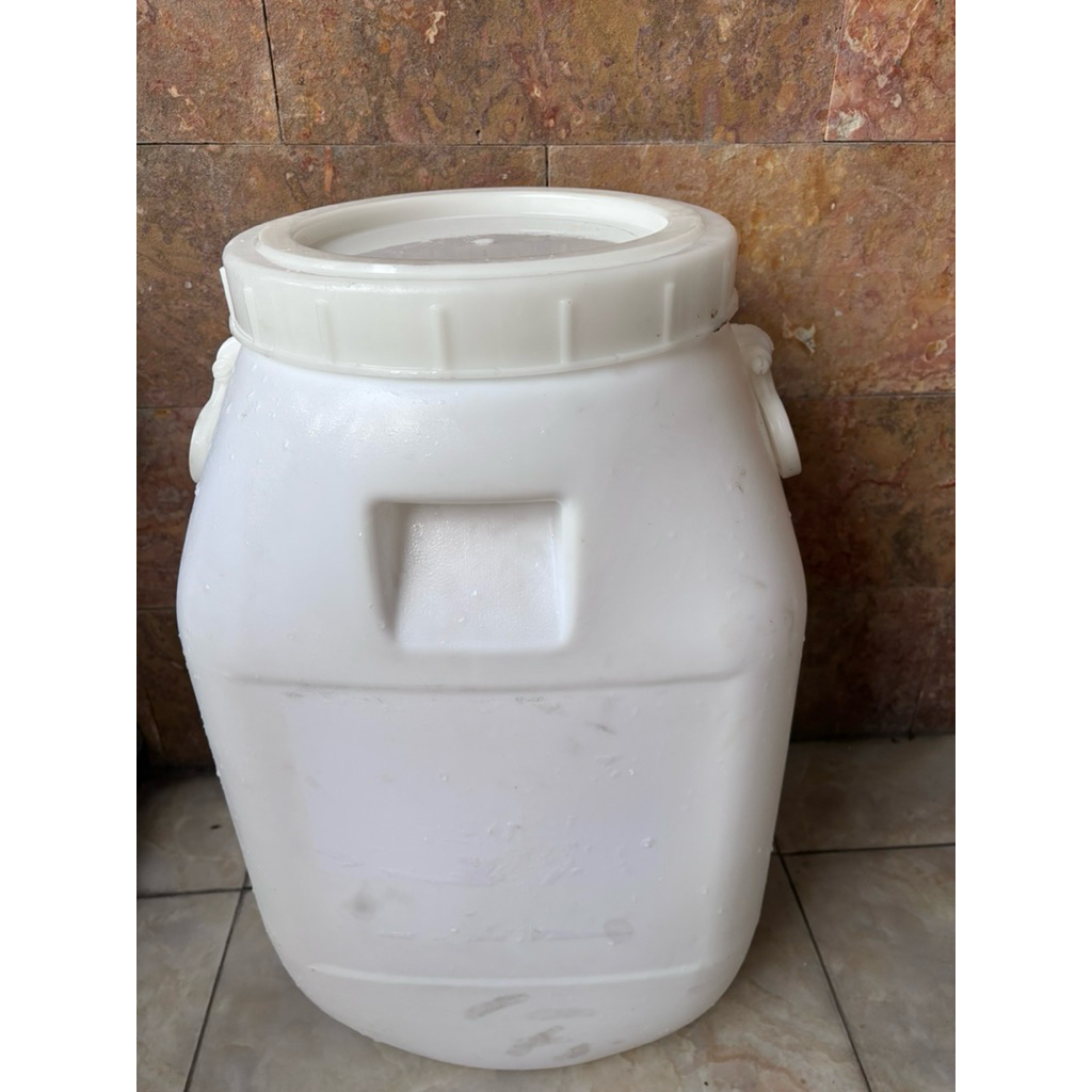 Jual tong drum 60 liter / 50 kg tutup lengkap | Shopee Indonesia