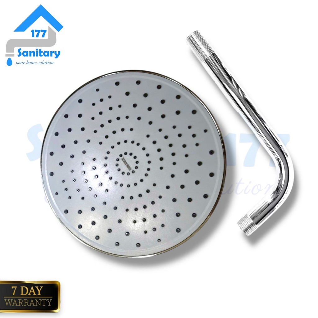 Jual Shower tanam Dinding 9 Inch Bulat Murah 22 Cm 818- wall Shower ...