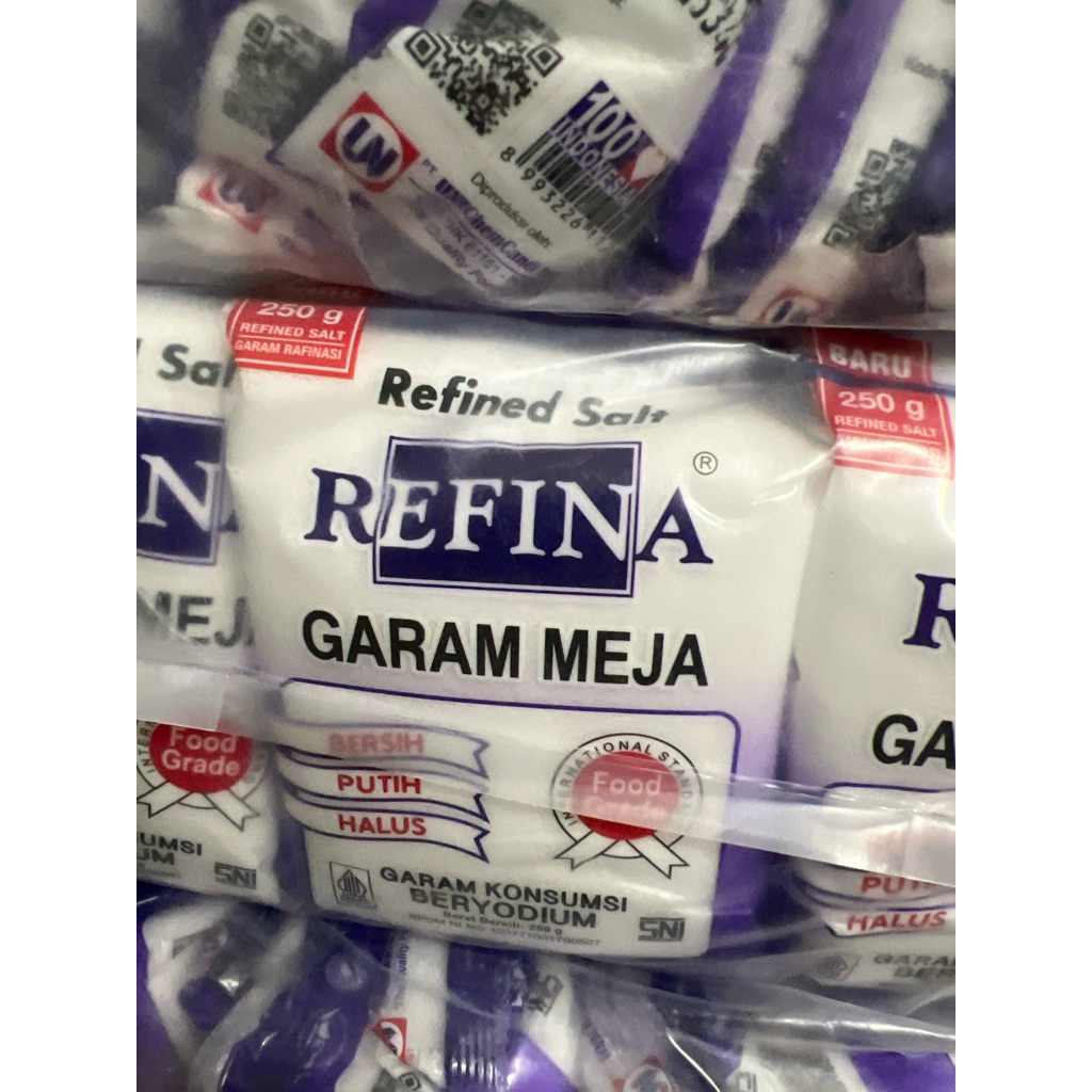 Jual GARAM MEJA REFINA 250g | Shopee Indonesia