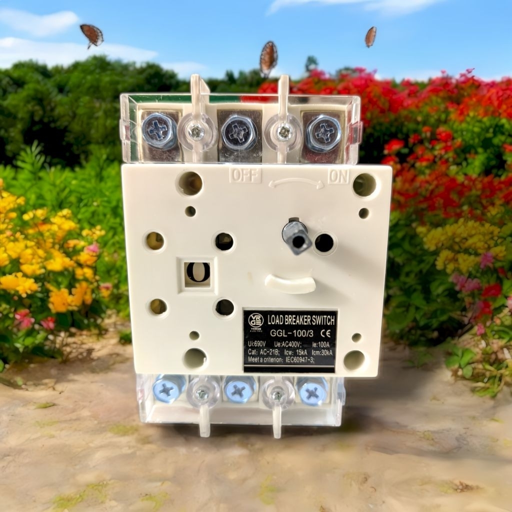 Jual LBS Load Isolator Switch 100A 3Pole On Off VORGE Panel Load ...
