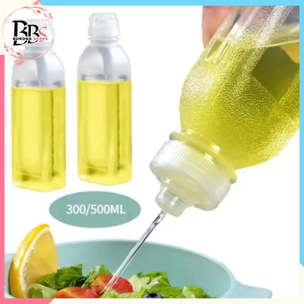 Jual BORES Botol Minyak Saus Kecap Anti Tumpah 500ml & 300 ml Botol ...