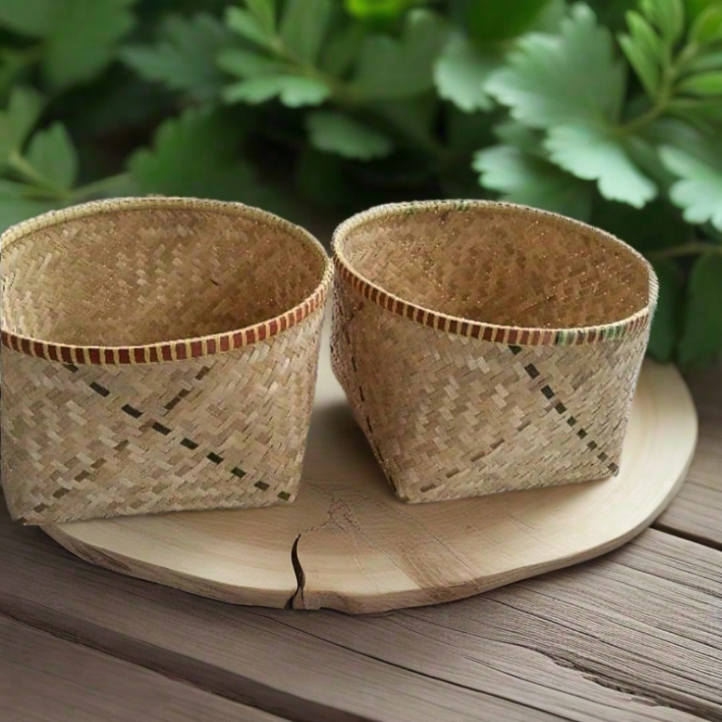 Jual Tompo Wadah Bambu Serbaguna Nasi Beras Sayur / Woven Bamboo ...