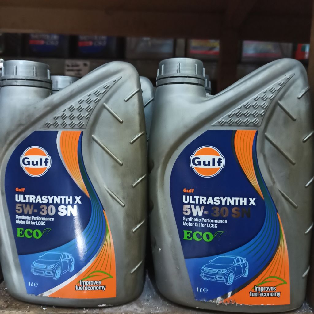 Jual OLI MESIN GULF ULTRASYNTH X SAE 5W-30 (1Lt) | Shopee Indonesia
