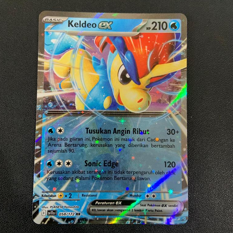 Jual Pokemon TCG Indonesia sv11s Keldeo Ex 058/172 RR | Shopee Indonesia