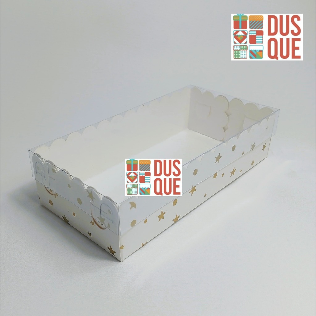 Jual Dus Kotak Kue Ivory Laminasi Polkadot Motif 10x20x5cm Polkadot ...